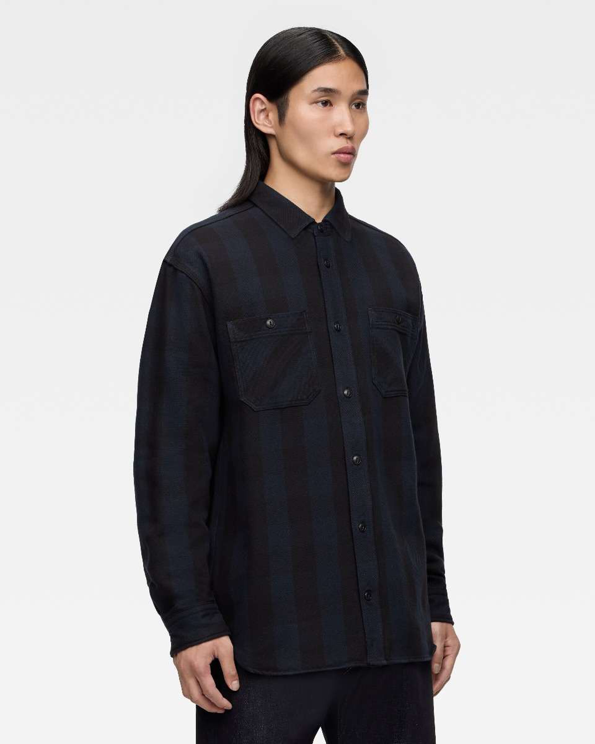 BLOCK CHECK L/S SHIRT