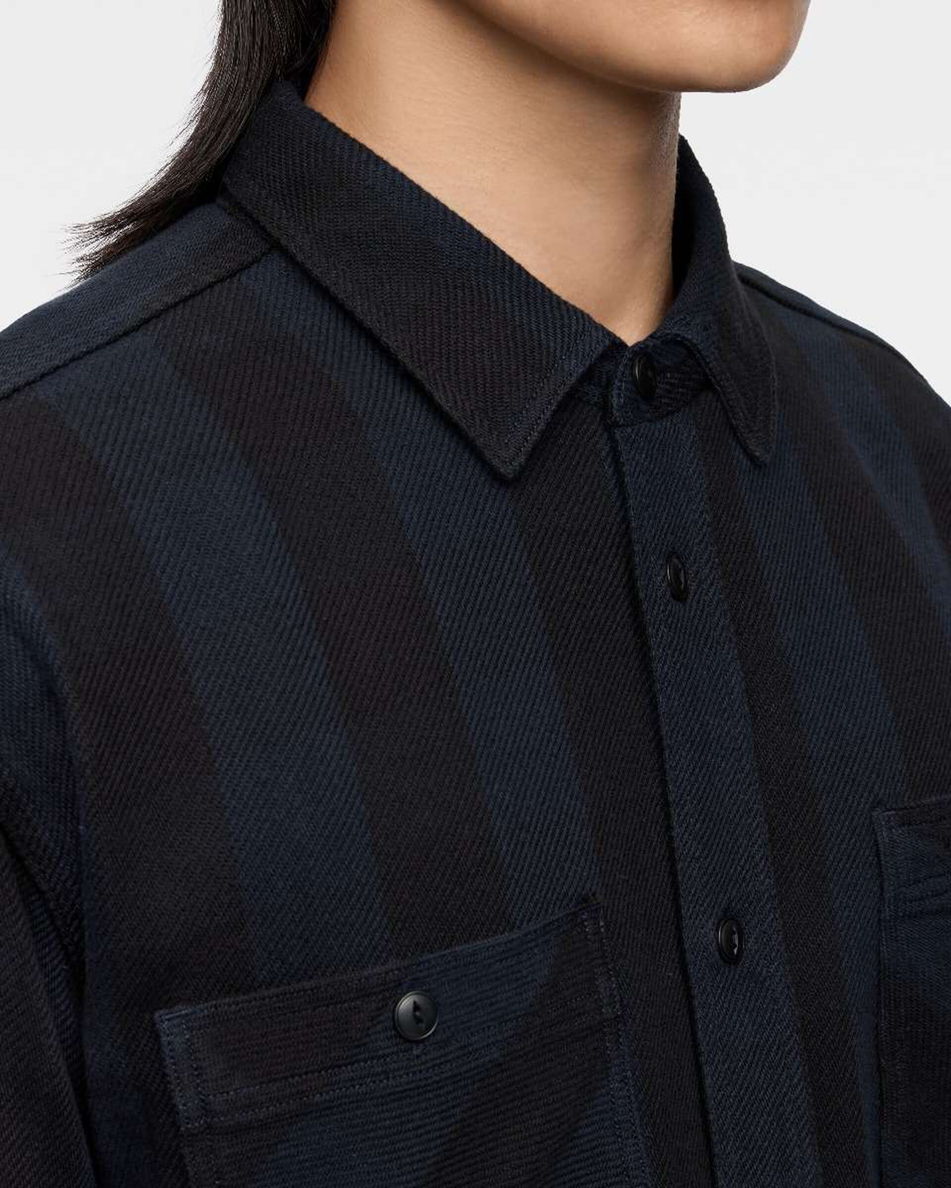 BLOCK CHECK L/S SHIRT